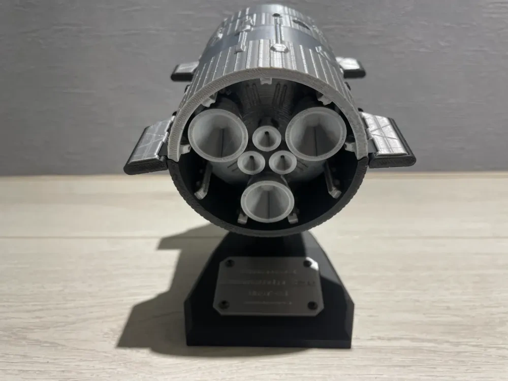 HAN SD 可动式SpaceX星舰S30玩具+展示架 来自 HAN design - MakerWorld