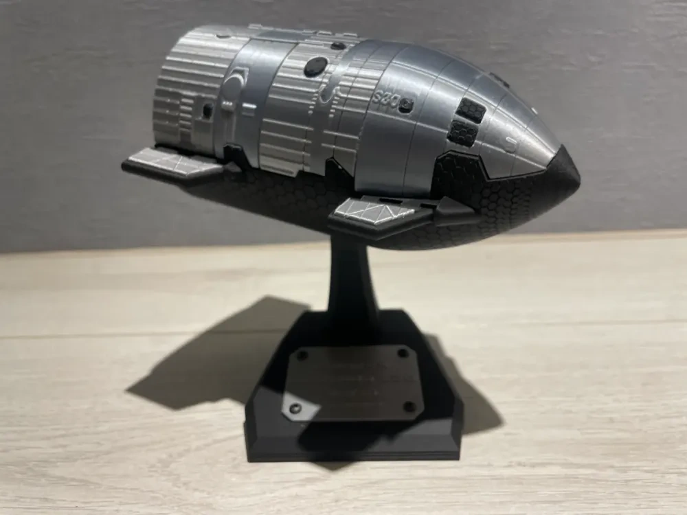 HAN SD 可动式SpaceX星舰S30玩具+展示架 来自 HAN design - MakerWorld