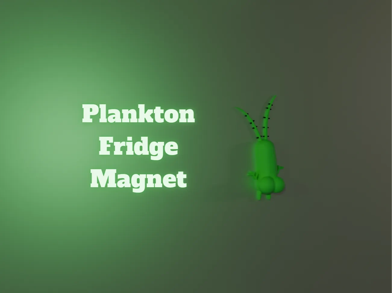 Plankton Fridge Magnet 来自 EmployeesMWH - MakerWorld