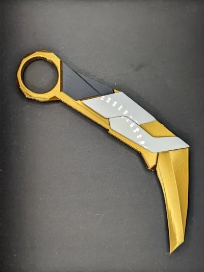 Valorant Prime Karambit Knife (Foldable) 来自 GoingMerryPrinting - MakerWorld