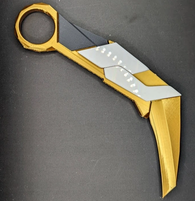 Valorant Prime Karambit Knife (Foldable) 来自 GoingMerryPrinting - MakerWorld