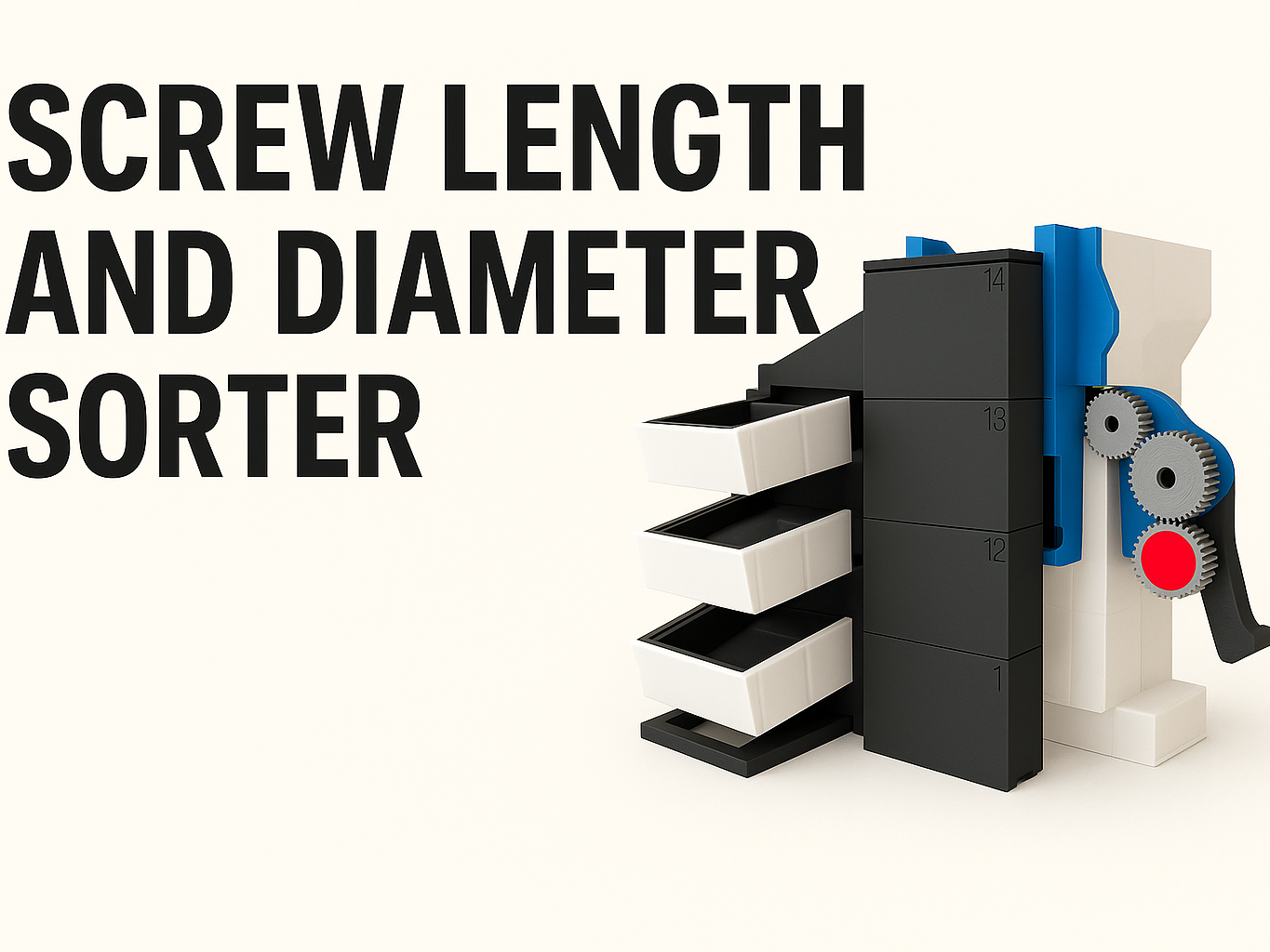 Screw Length and Diameter Sorter 来自 Starry MakerWorld：免费下载 3D 模型