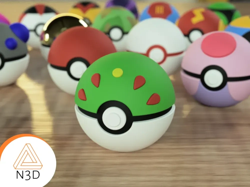 Friend Ball - Pokemon Pokeball Collection 来自 N3D - MakerWorld