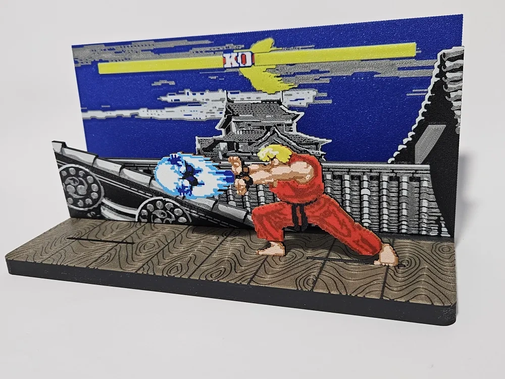 KEN：终极版 (街头霸王 II) - 免费 3D 打印模型 - MakerWorld