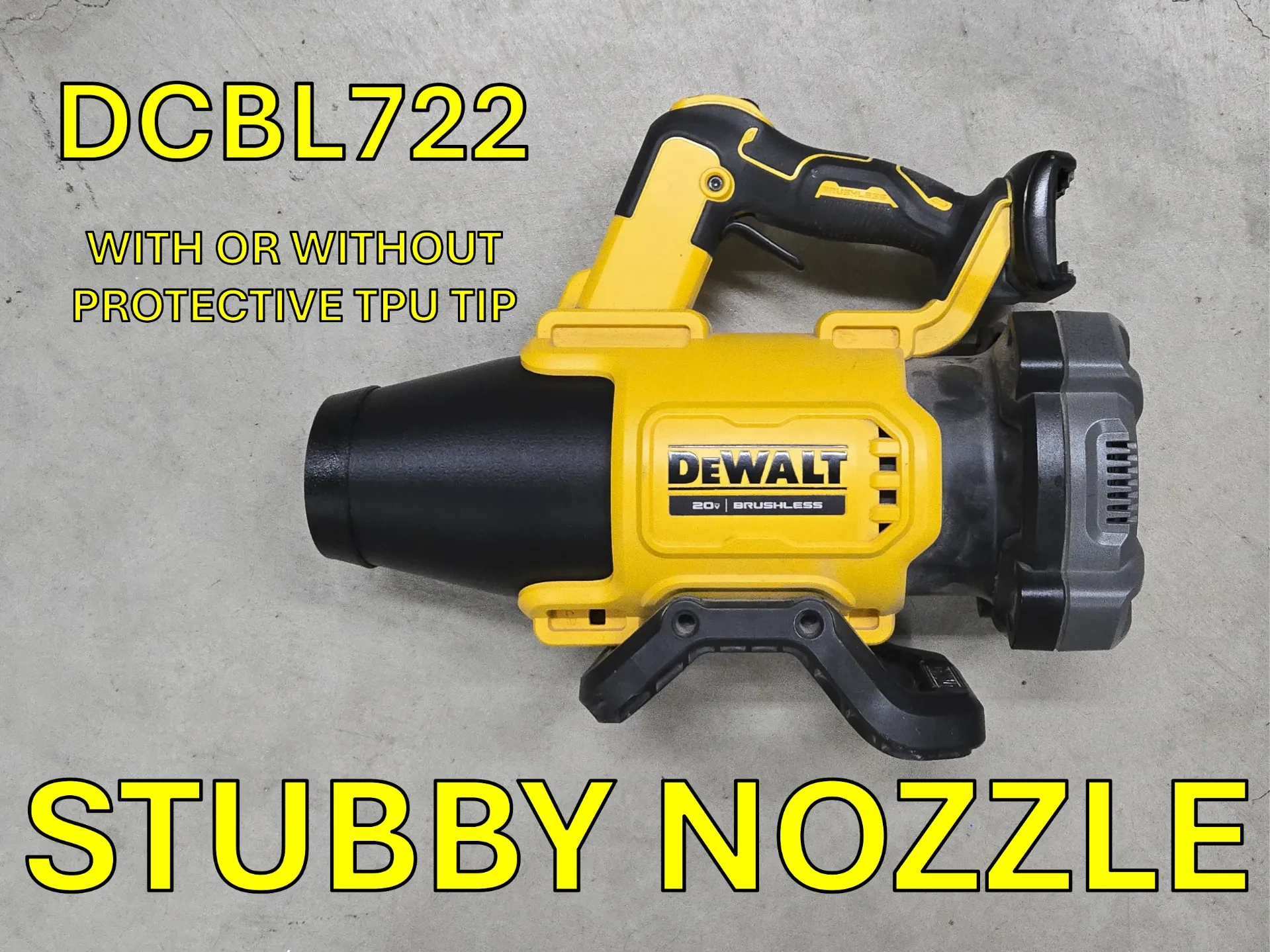 得伟 DCBL722 短款喷嘴，带TPU保护套 来自 PiMan314159 - MakerWorld