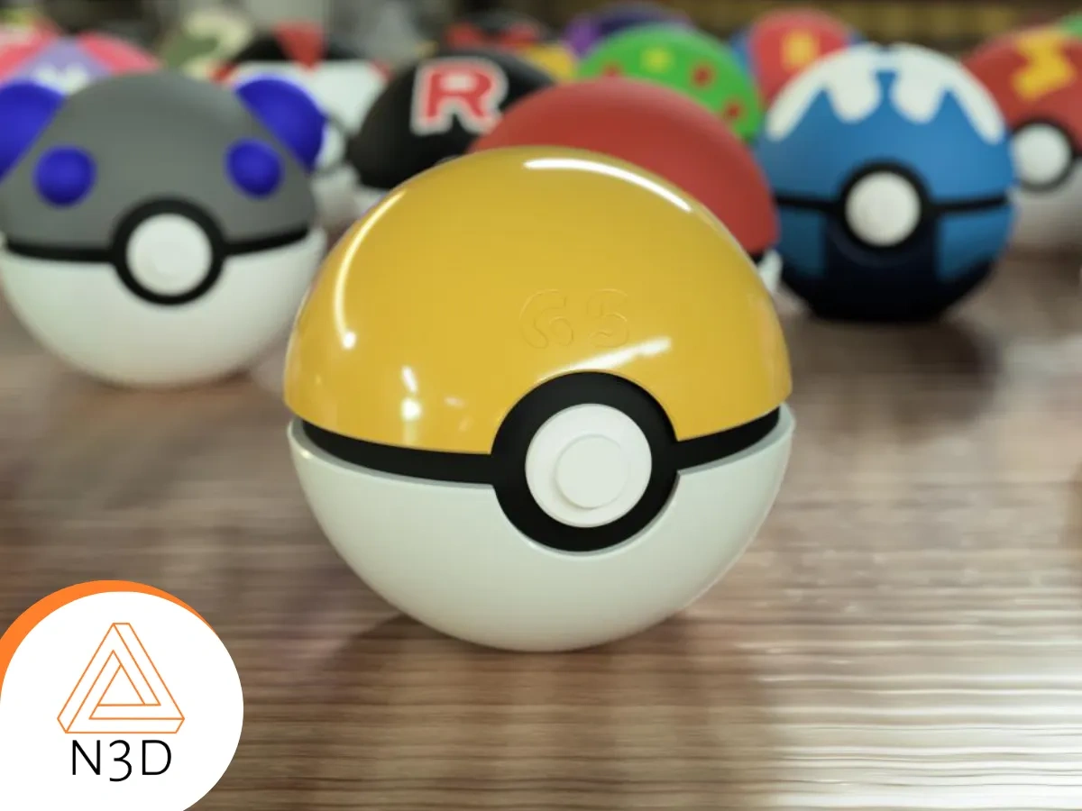 GS Ball - Pokemon Pokeball Collection 来自 N3D - MakerWorld