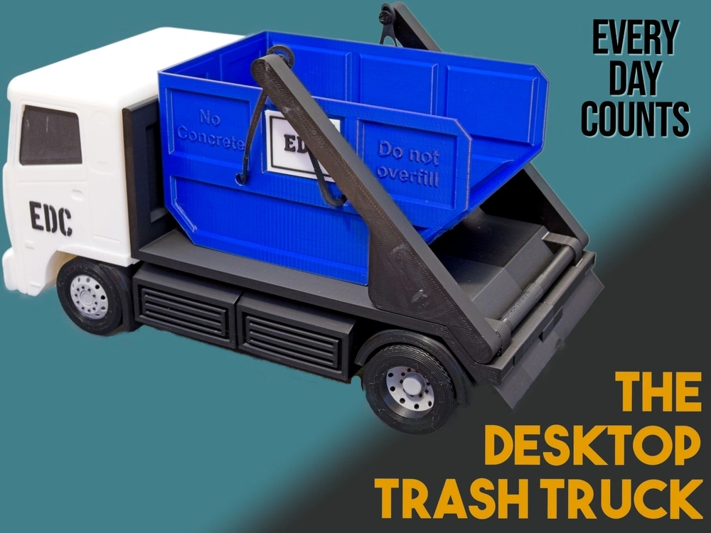 The Desktop Trash Truck 来自 Every Day Counts - MakerWorld