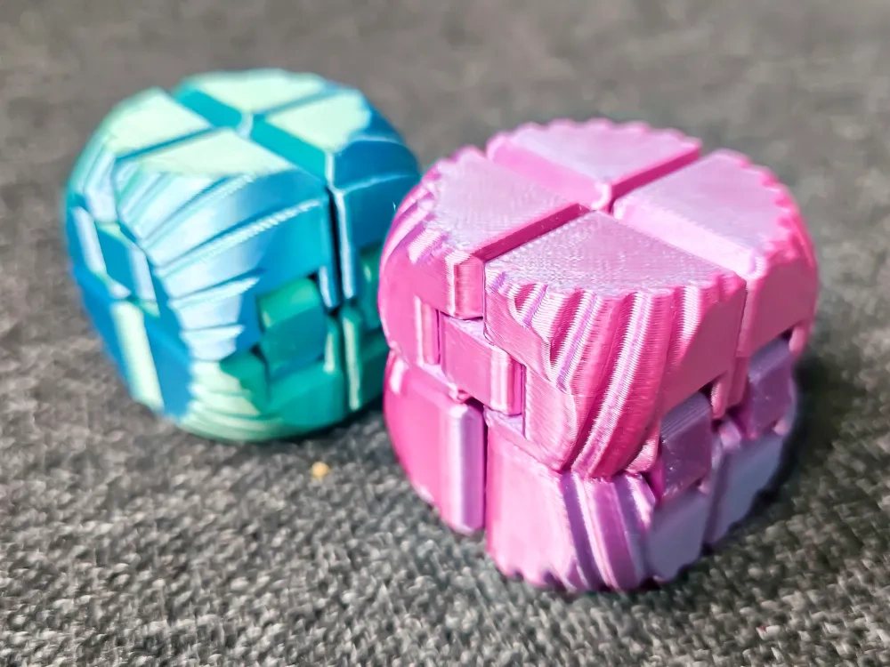 圆形无限魔方！一体打印解压玩具 来自 Mr_Andre MakerWorld：免费下载 3D 模型