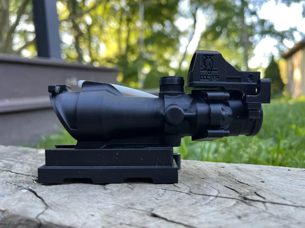 Trijicon ACOG 4X Rifle Scope & TA-31 DOC Red Dot 来自 补补觉去MakerWorld：免费下载 ...