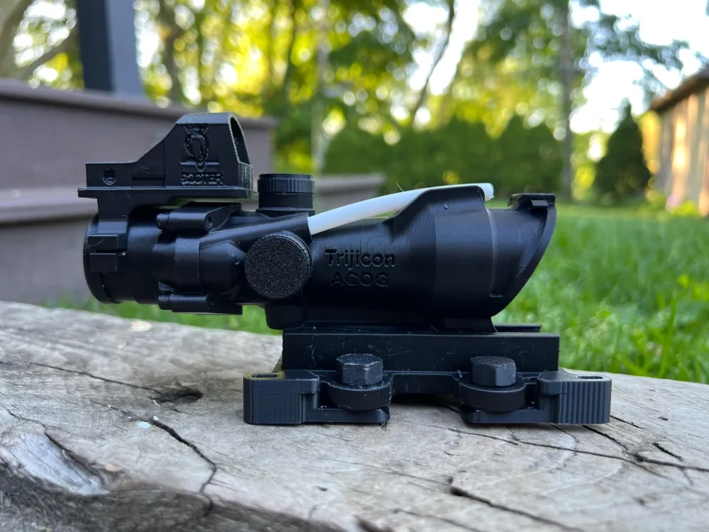 Trijicon ACOG 4X Rifle Scope & TA-31 DOC Red Dot 来自 补补觉去MakerWorld：免费下载 ...