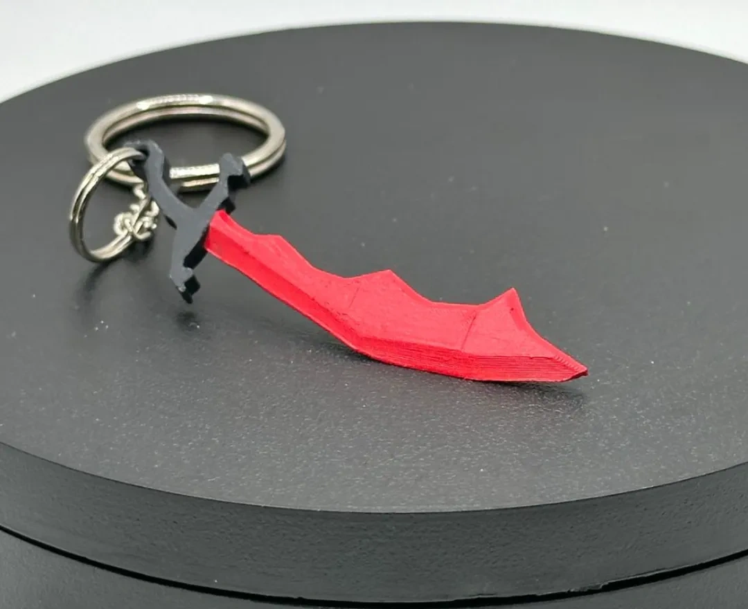 Dragon scimitar keychain 来自 3DBelgie - MakerWorld