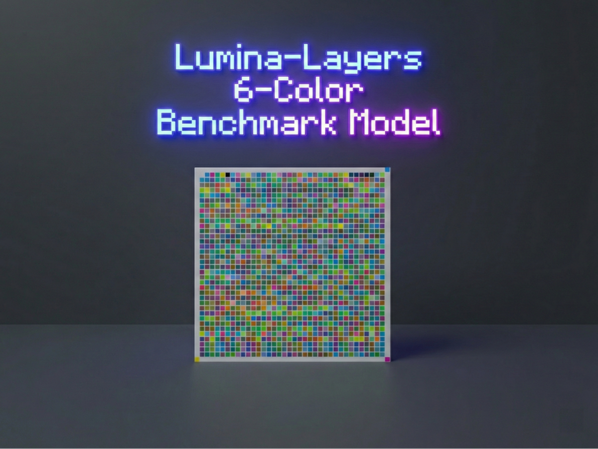 Lumina-Layers 6色基准模型 - 免费 3D 打印模型 - MakerWorld