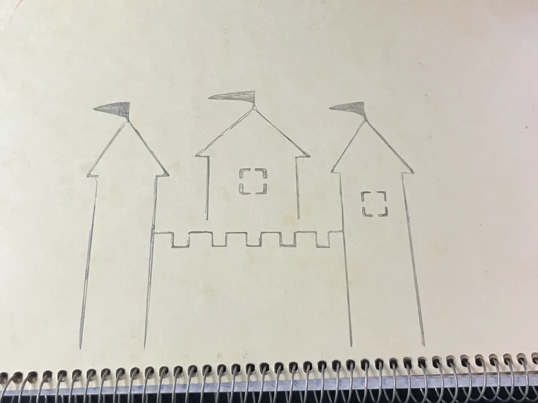 Simple castle stencil 来自 LAYERLABS - MakerWorld
