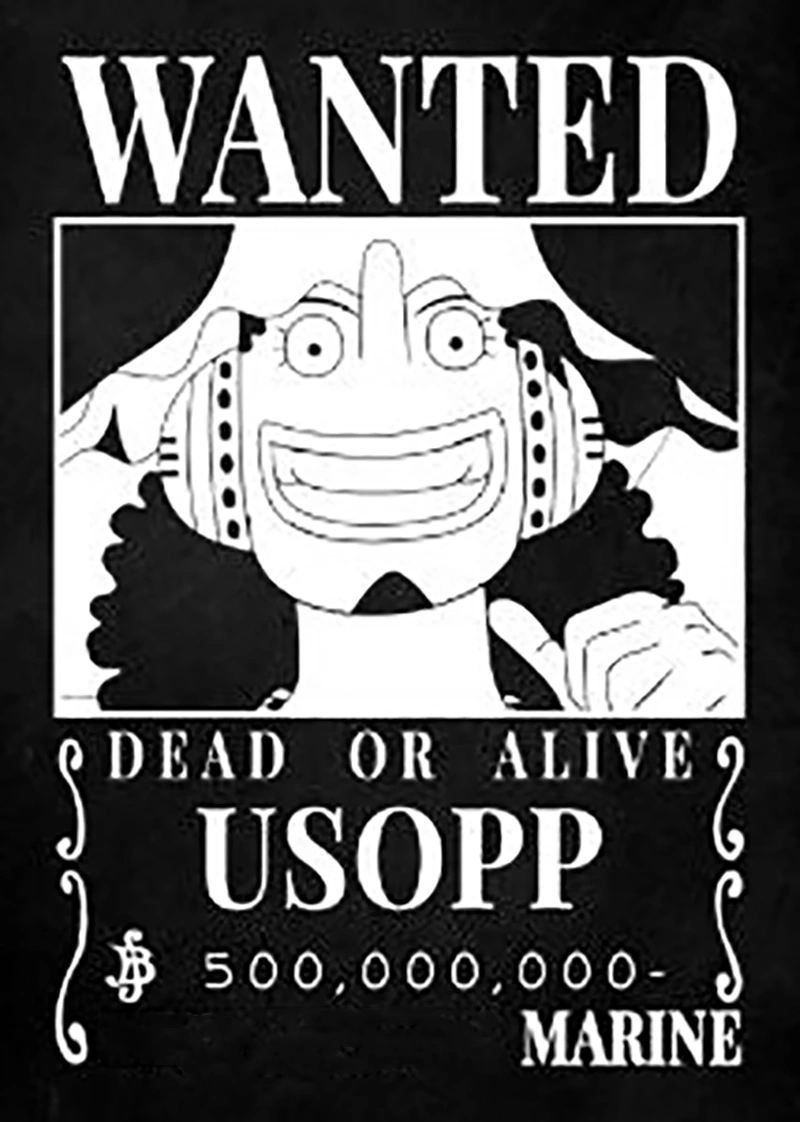 One Piece / Wanted Poster / Usopp / HueForge 来自 3D Prints This Week ...