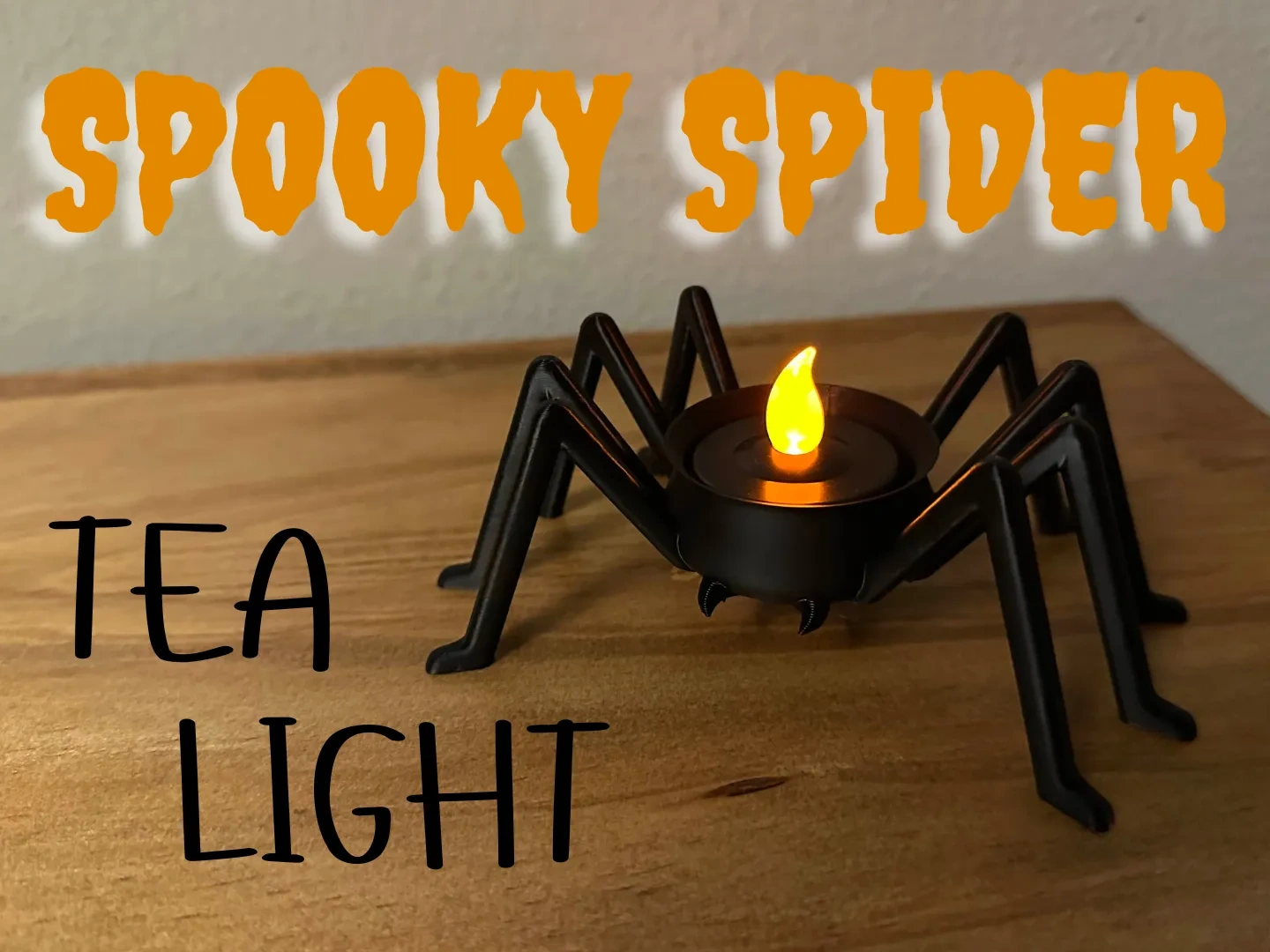 Spooky Spider tea light holder 来自 dope - MakerWorld