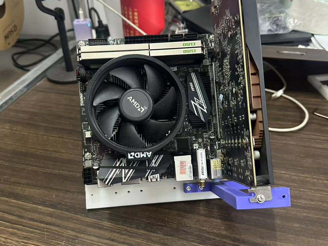 itx开放式平台机架 45度放置 来自 不锈钢加工 ktv模块 - MakerWorld