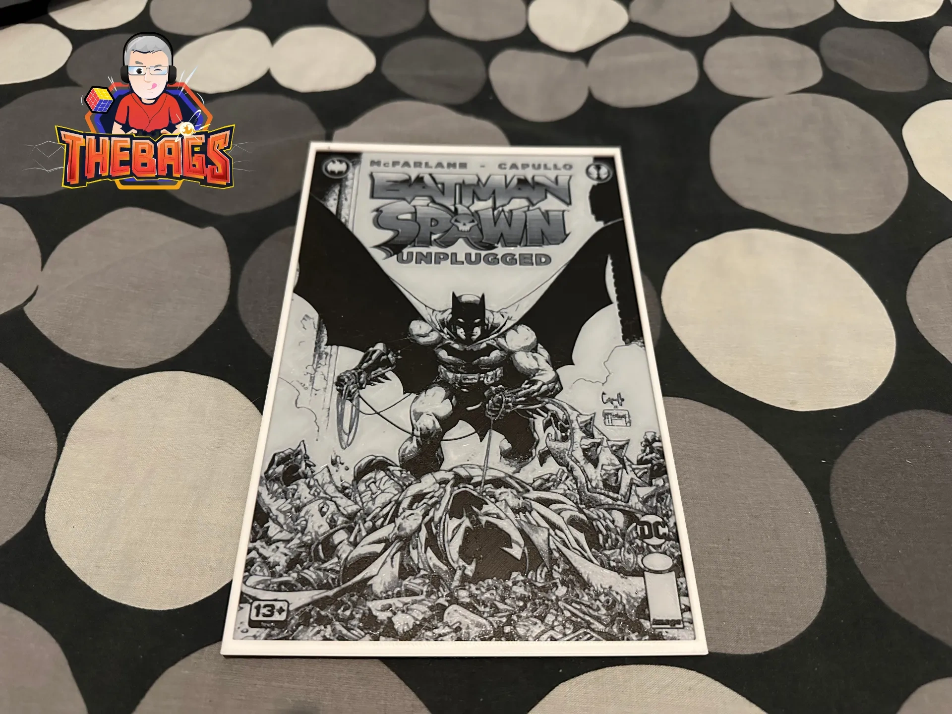 Batman Spawn Unplugged #1 Cover (2023) - HueForge 来自 TheBags - MakerWorld