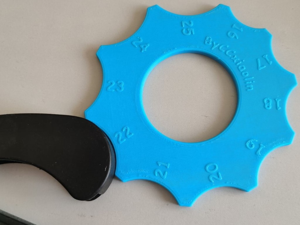 R16-R25 外圆角规 radius gauge 来自 虫虫小林 - MakerWorld