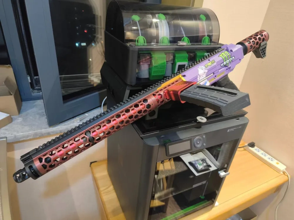 丑丑的SQB风的逆鳞鱼骨与后托 来自 Gua MakerWorld：免费下载 3D 模型