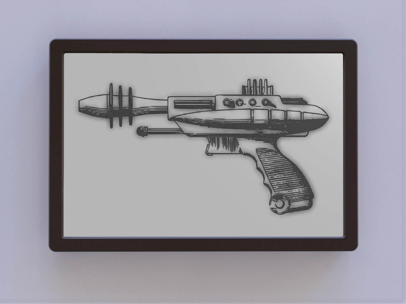 Strato 射线枪专利艺术 来自 Ken Mills - MakerWorld