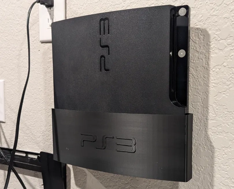 PS3 Slim Wal Mount 来自 Eminent3D MakerWorld：免费下载 3D 模型