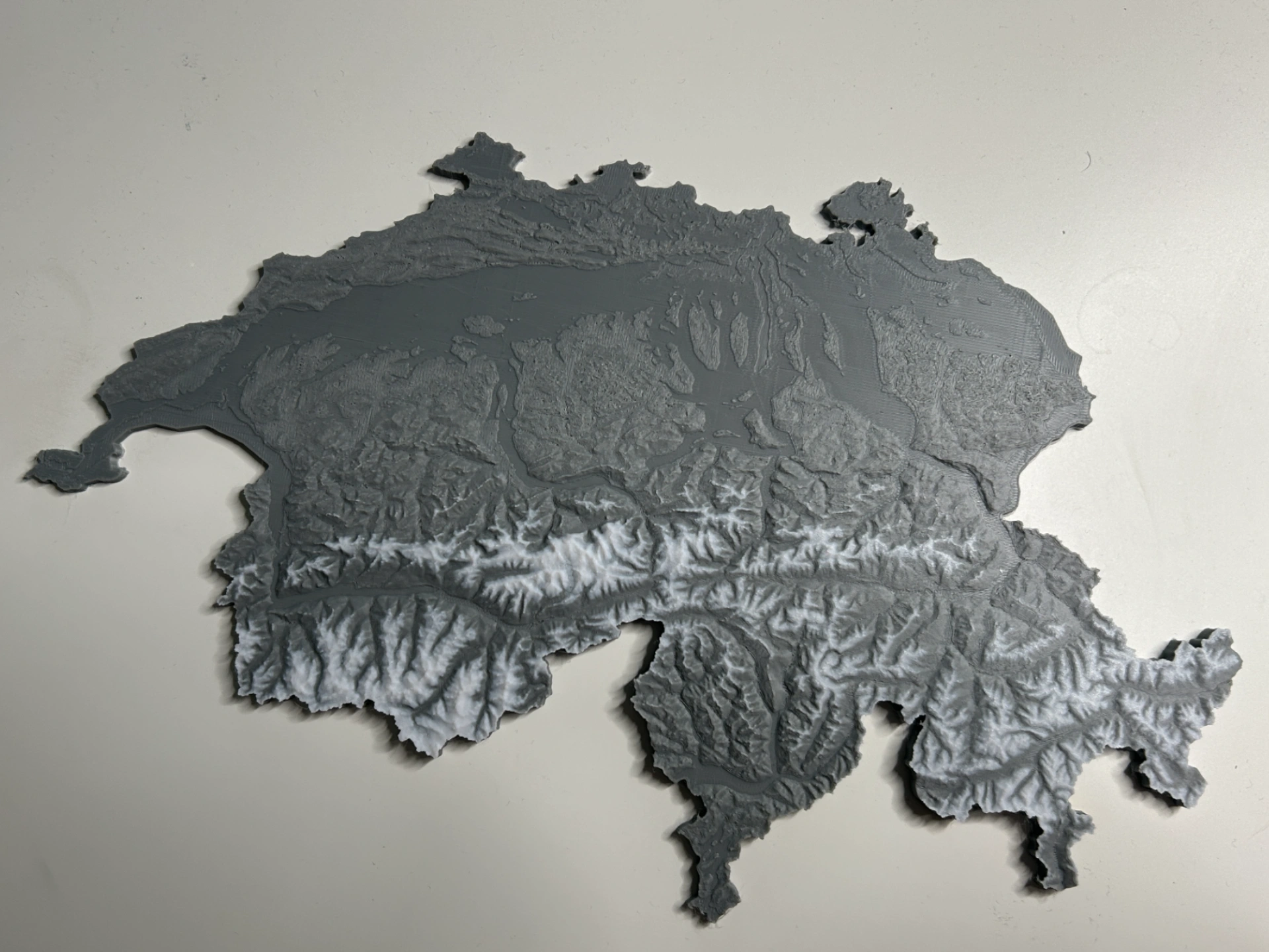 Switzerland 3D Map Dual Colors 来自 ChopSuey - MakerWorld