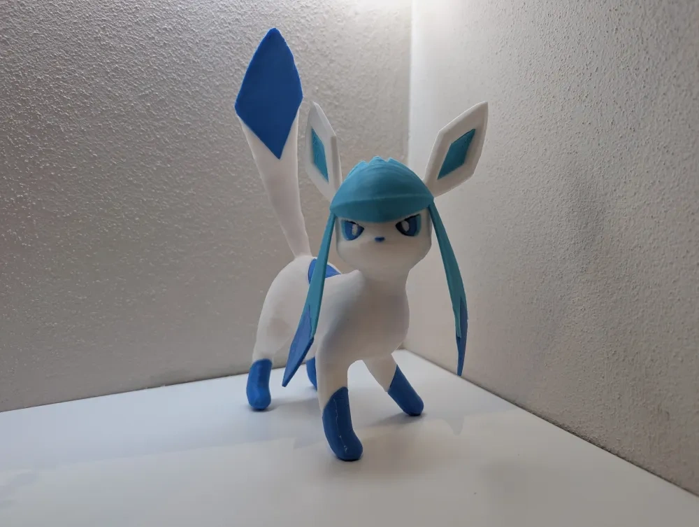 冰伊布 宝可梦 多色 多件 无ams 来自 Gaaat Makerworld：免费下载 3d 模型