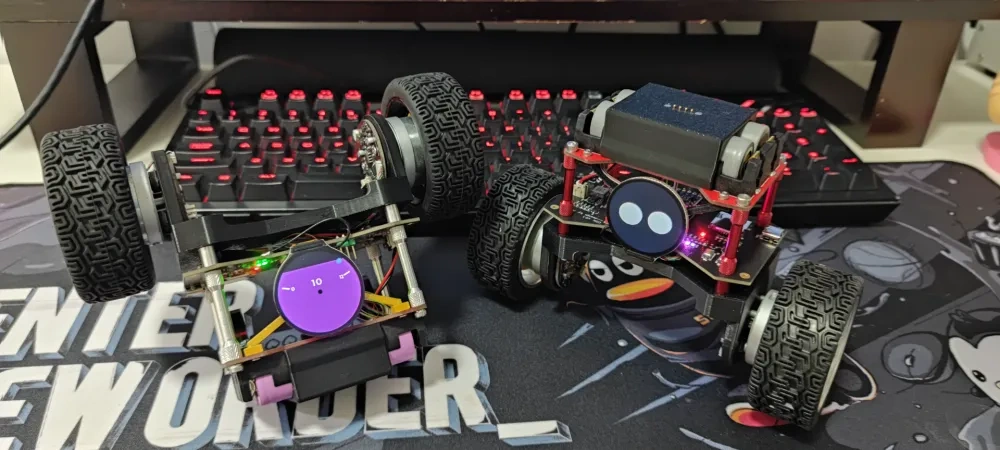 D-BOT: 一个可 AI 控制的无刷平衡车——X-Knob 智能旋钮的变换形态 - 免费 3D 打印模型 - MakerWorld