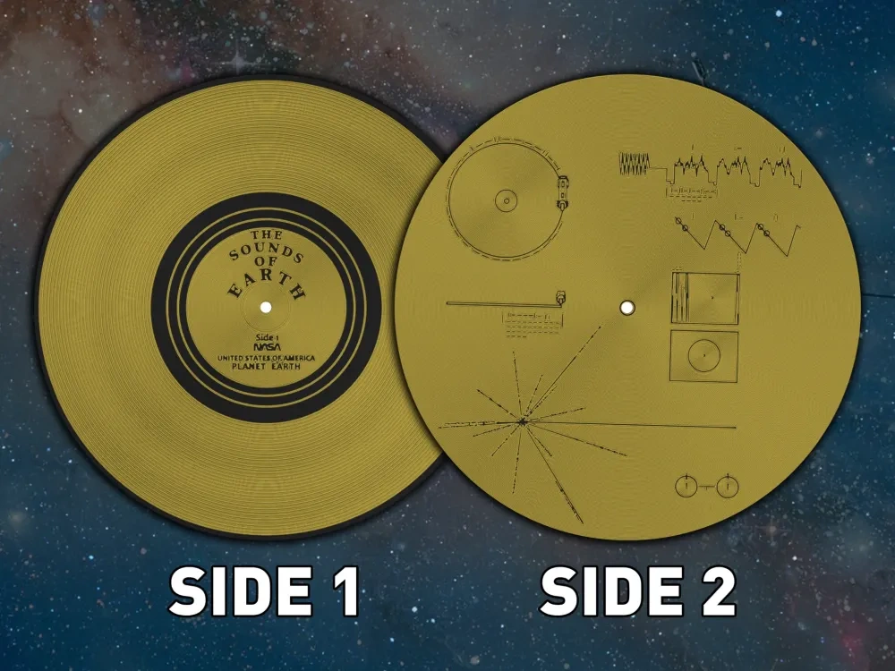 旅行者金唱片：NASA致星辰的信息 来自 VlietDesign - MakerWorld
