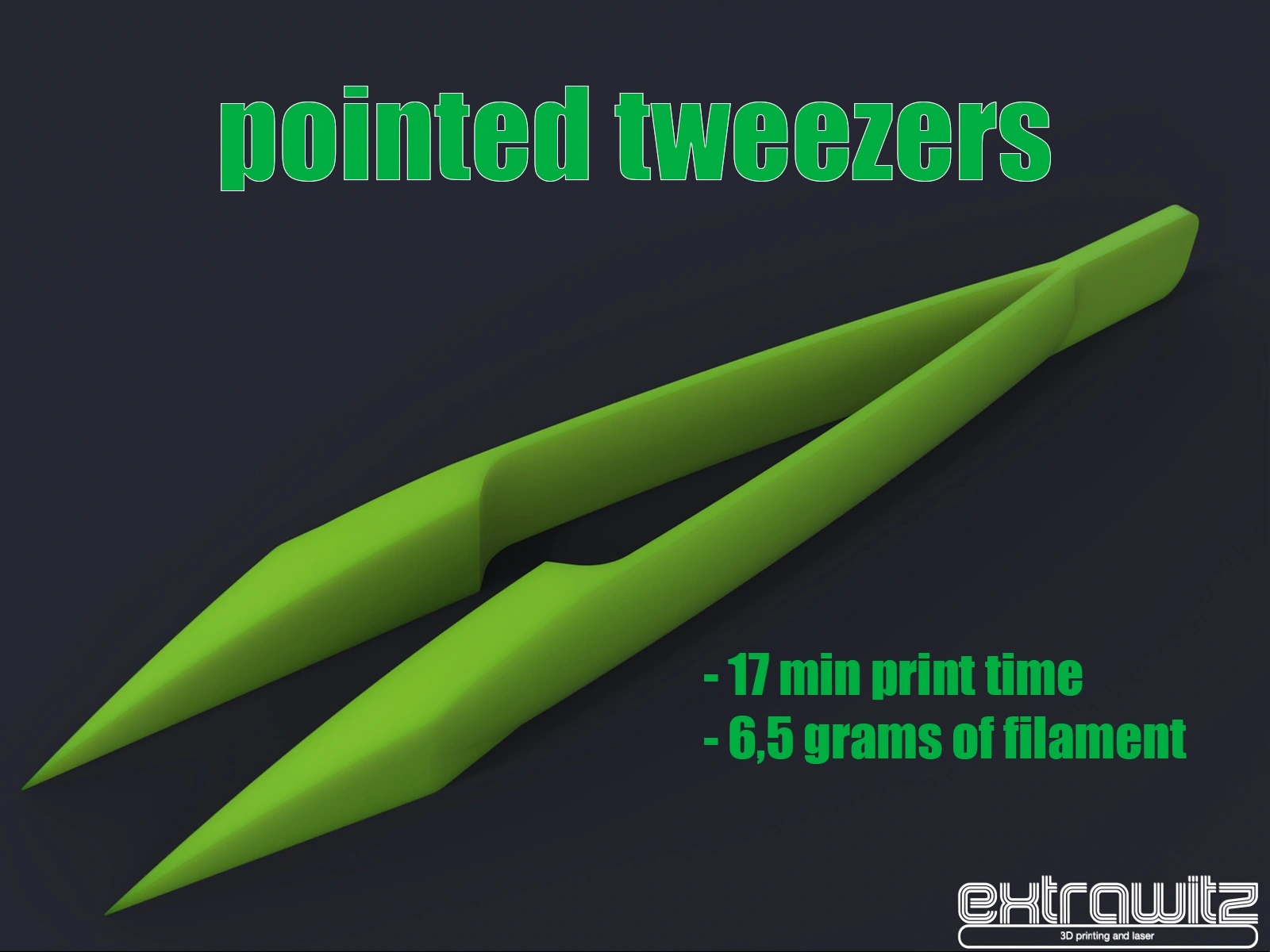 尖嘴镊子/尖头镊子 来自 extrawitz - MakerWorld