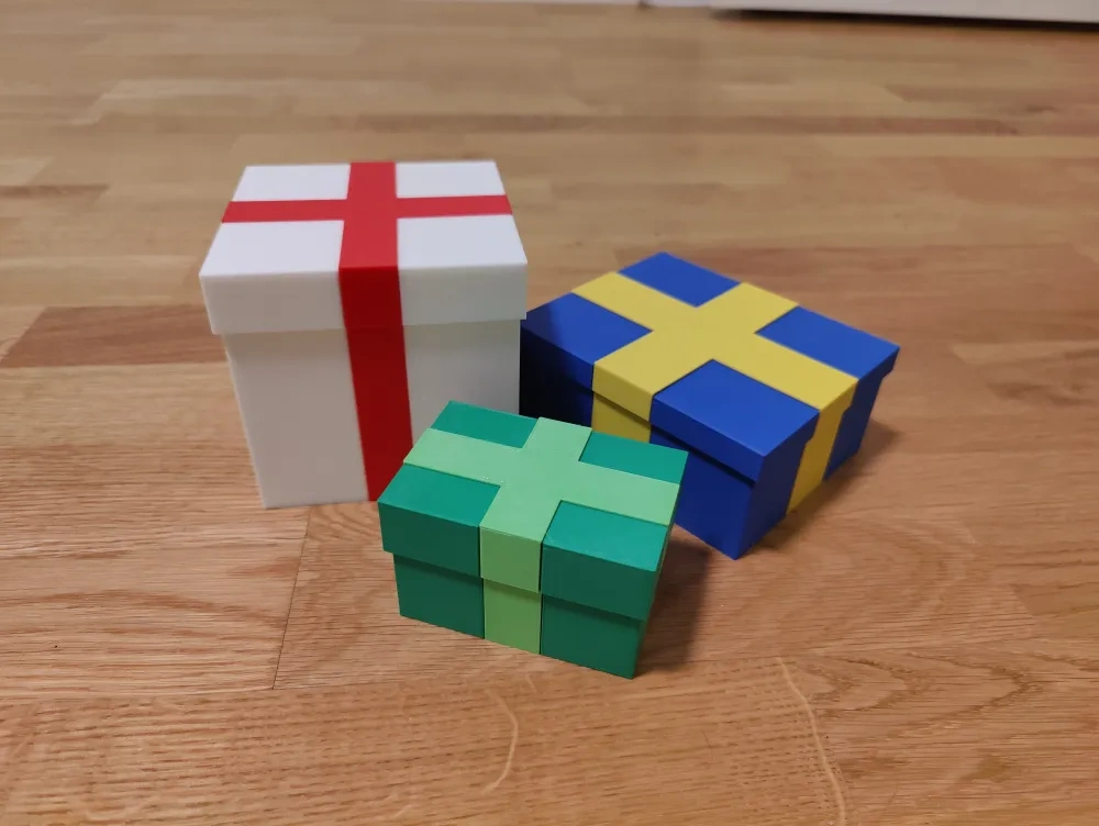 参数化礼品盒 来自 Dan MakerWorld：免费下载 3D 模型