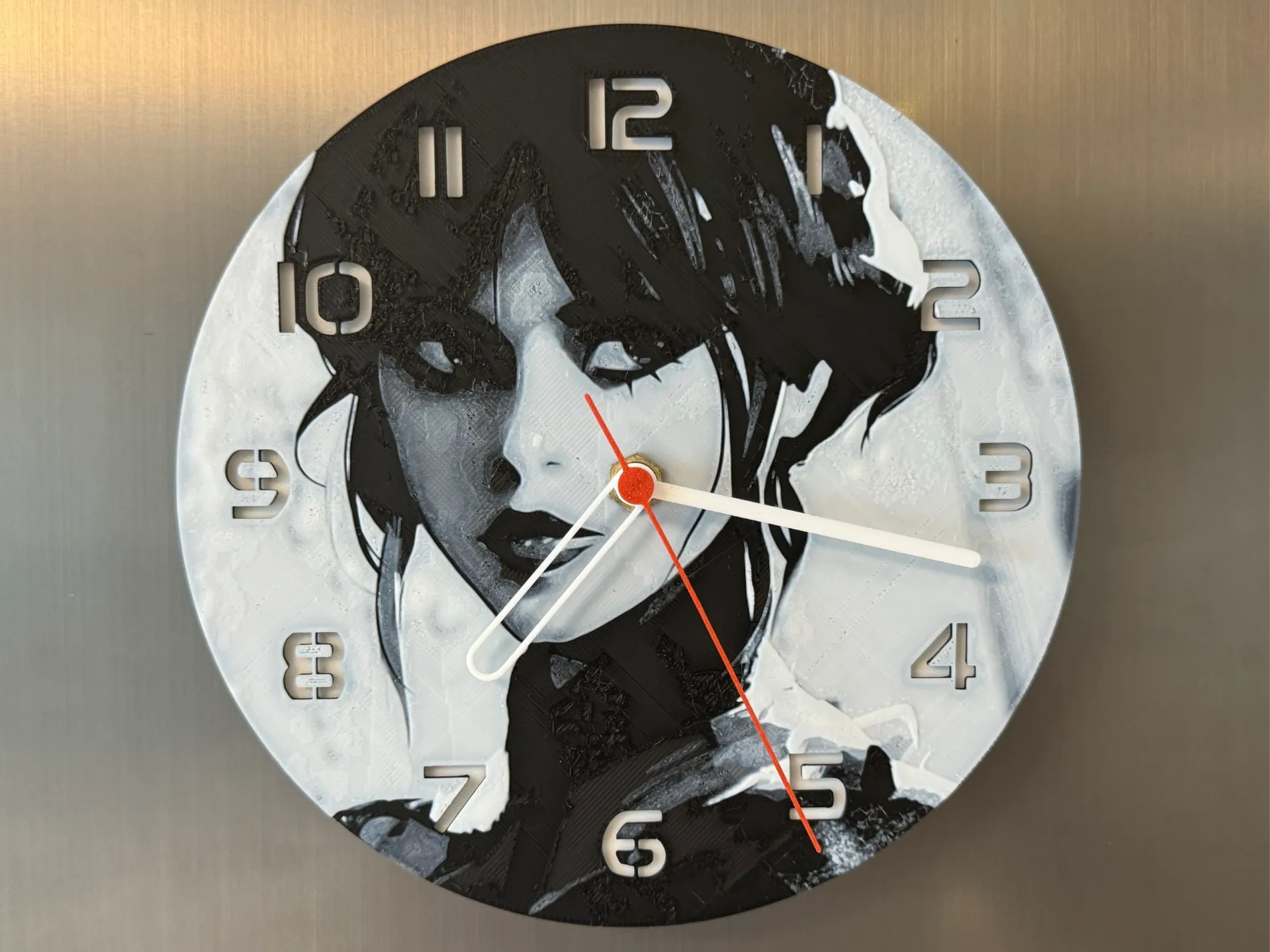 wall / desk clock Wednesday HueForge 来自 cP3D - MakerWorld