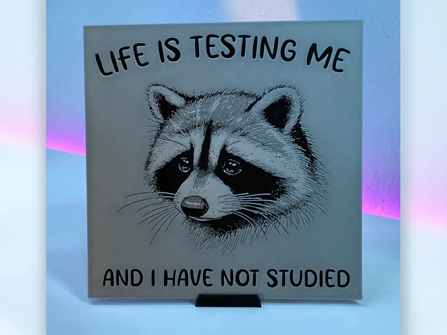 Life is testing me and i have not studied HueForge 来自 extrakaese ...