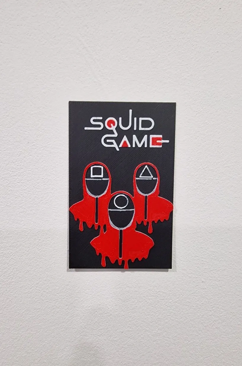 鱿鱼游戏，hueforge 来自 Kz3DDD - MakerWorld