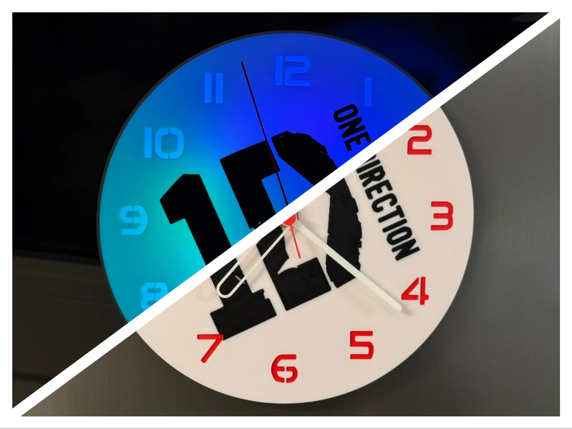 墙/桌钟 单向LED-半透明 来自 cP3D - MakerWorld