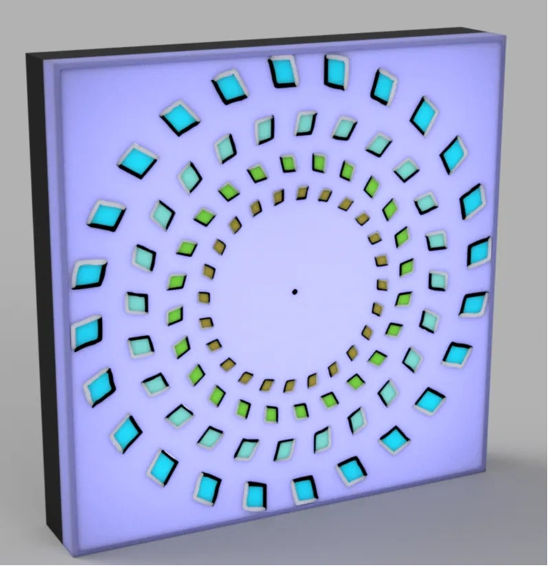 Optical Illusion - Spinning Polygons LED Lamp 来自 BeeTee 3D - MakerWorld