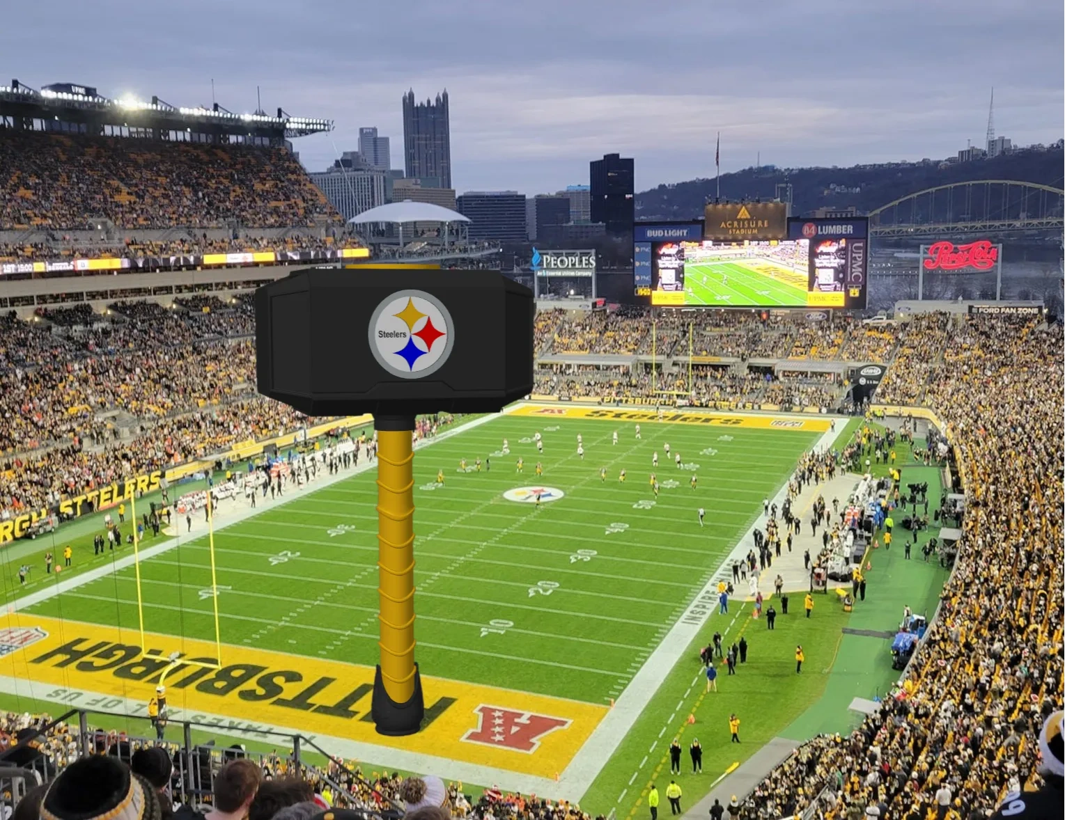 匹兹堡钢人雷神之锤 二次创作 - 来自 Cosmic Prints - MakerWorld