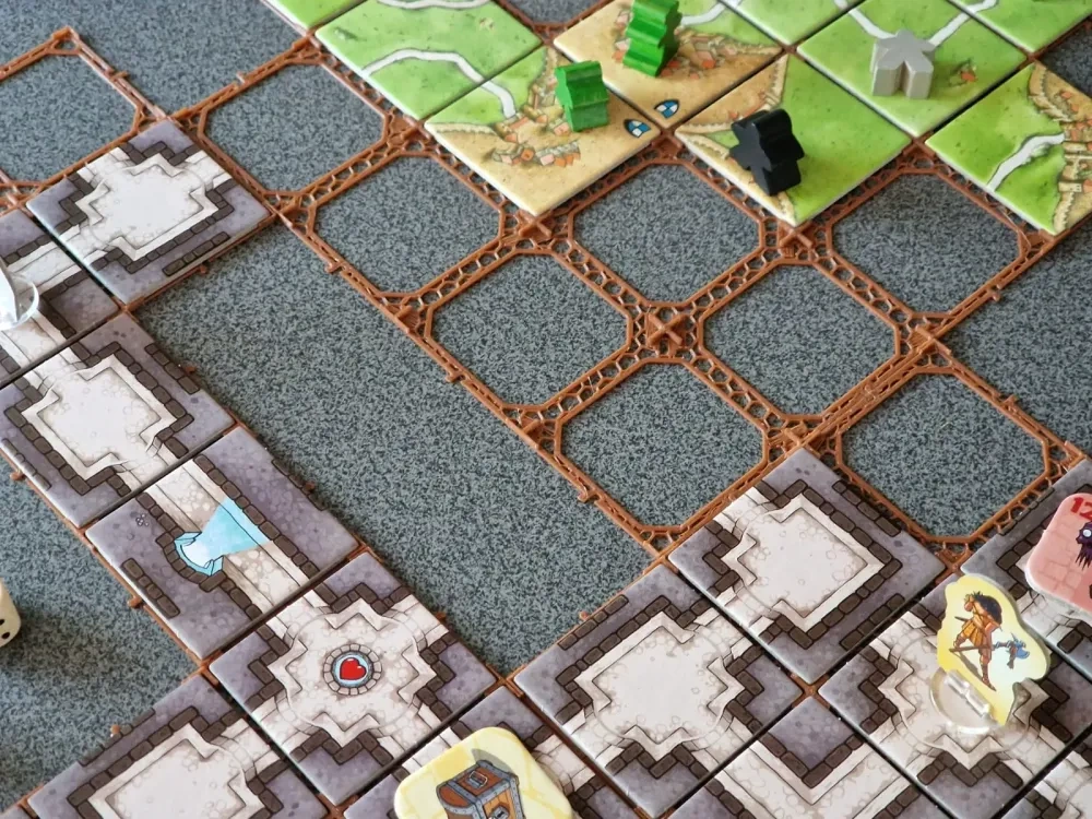 Lightweight grid for board games - Carcassonne 来自 vajojajo - MakerWorld
