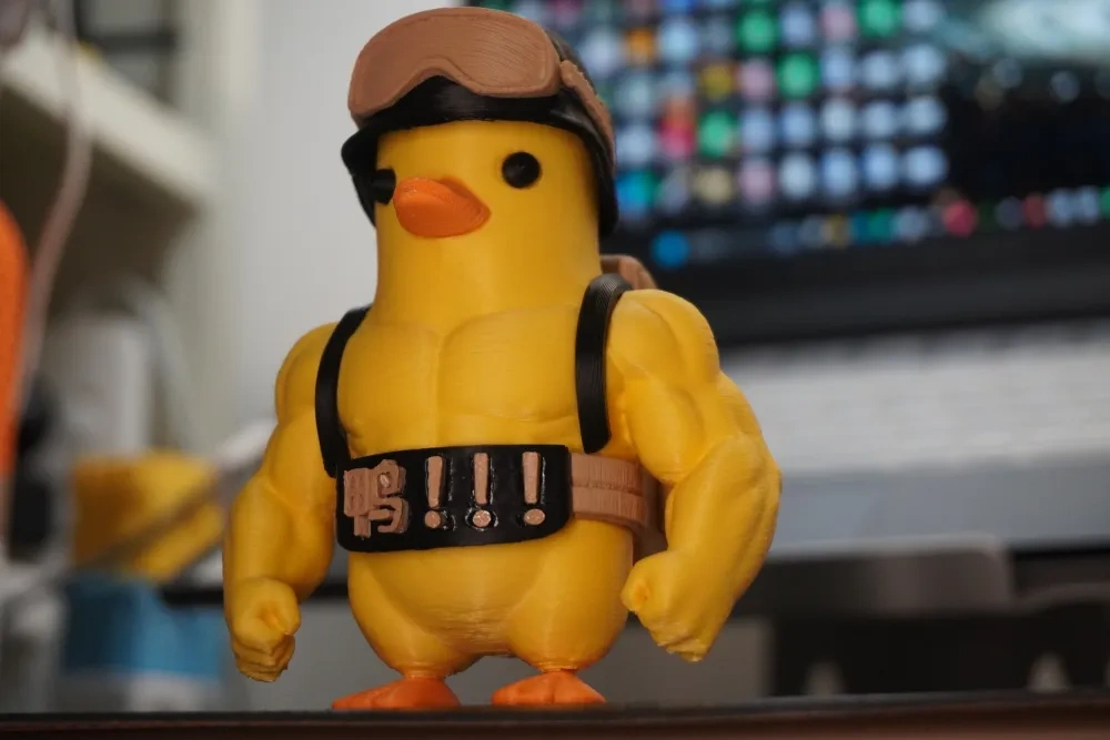 逃离鸭科夫肌肉鸭（分色打印） - 免费 3D 打印模型 - MakerWorld