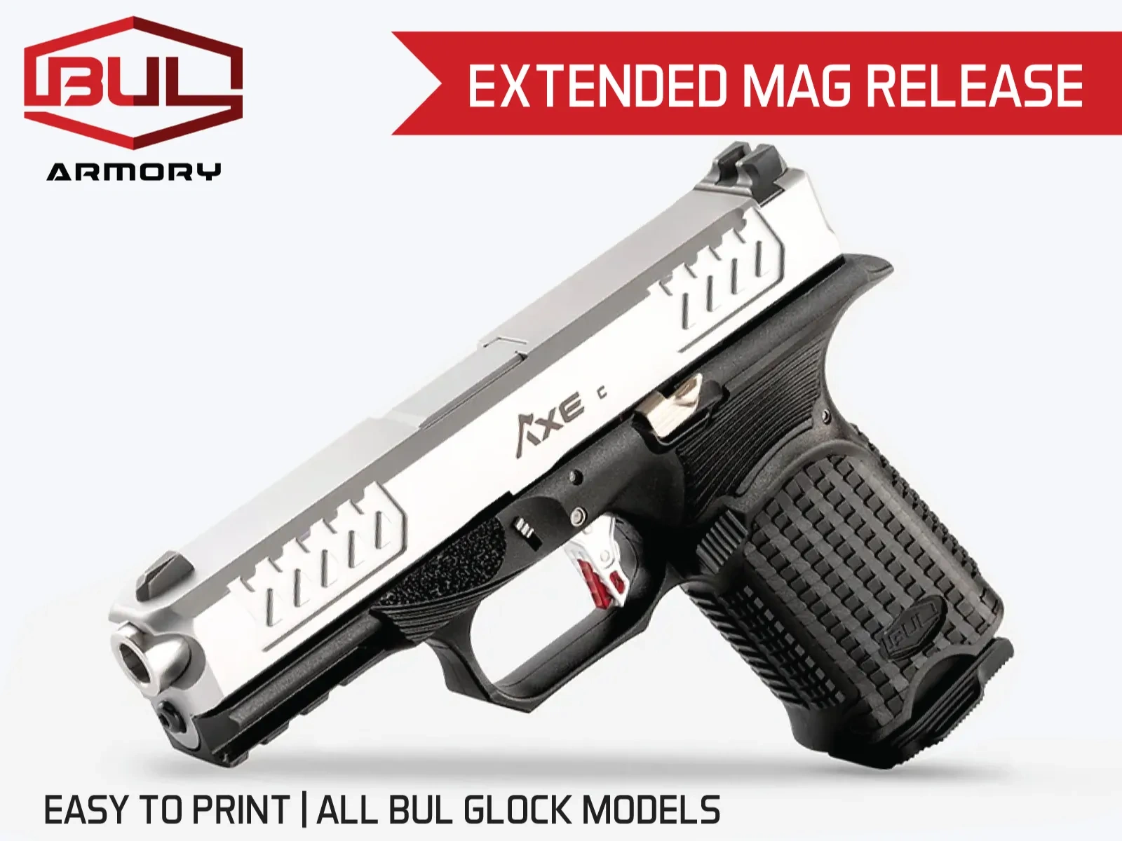 Bul Armory 扩展弹夹释放器 / Glock 系列 来自 Marc R - MakerWorld