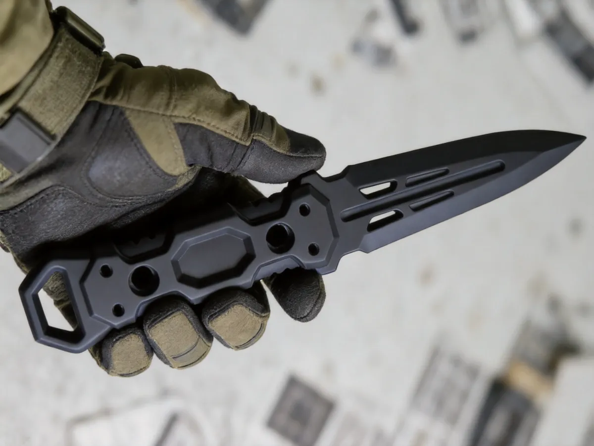 Abyss Echo Cobalt Void Serrated Dagger - 免费 3D 打印模型 - MakerWorld