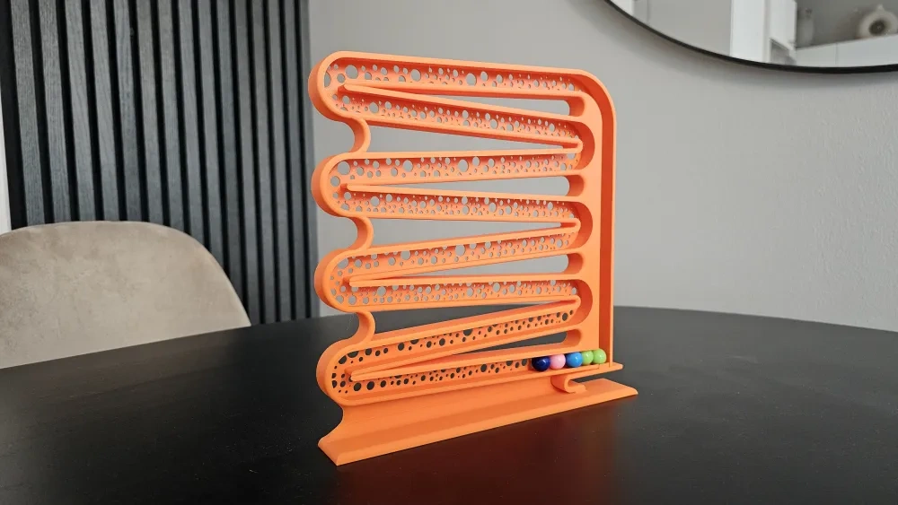 一体打印-光滑弹珠跑道XL-解压玩具 来自 Binrux3D MakerWorld：免费下载 3D 模型