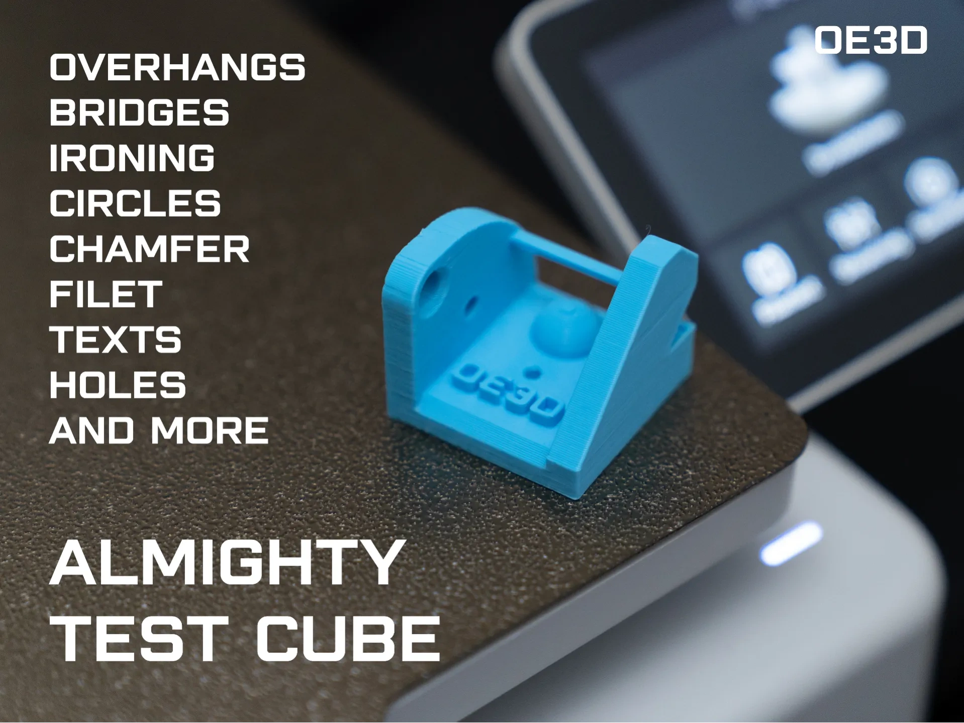Almighty Test Cube - ALL important features in ONE 来自 OE3D - MakerWorld