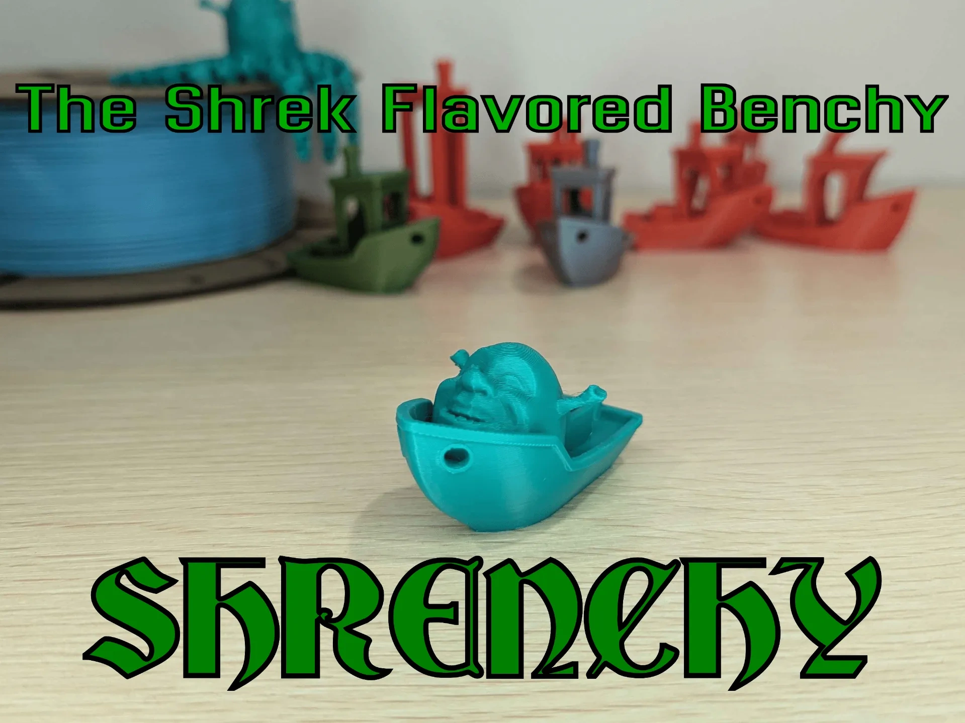 Shrenchy - The Shrek Flavored Benchy 来自 wawiator - MakerWorld
