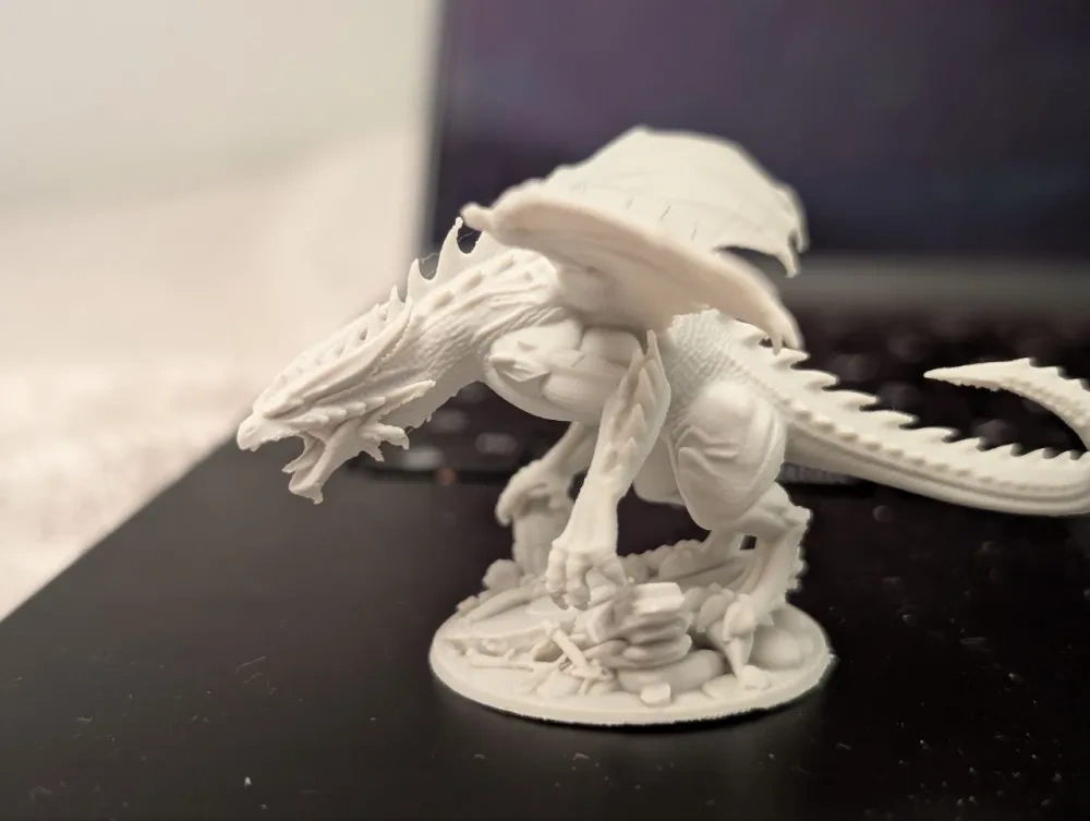 D&D 微缩模型 - 炼狱之怒龙 - 免费 3D 打印模型 - MakerWorld
