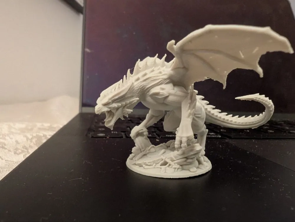 D&D 微缩模型 - 炼狱之怒龙 - 免费 3D 打印模型 - MakerWorld