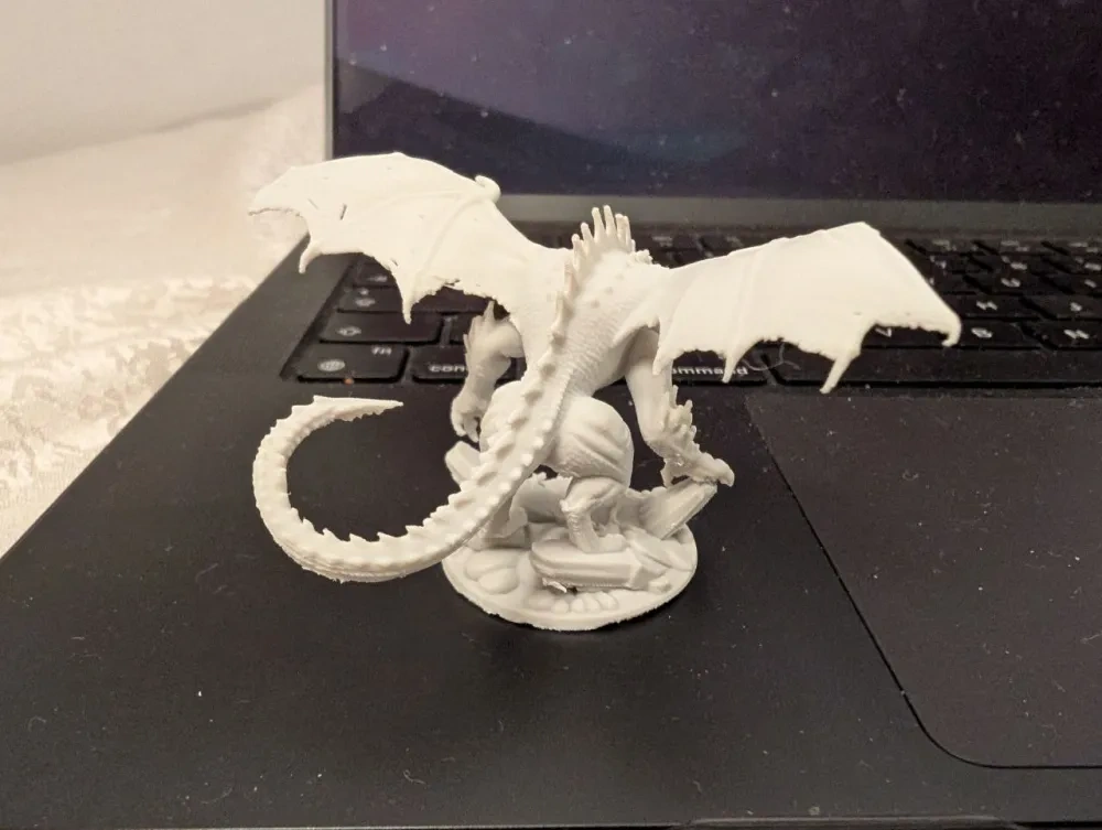 D&D 微缩模型 - 炼狱之怒龙 - 免费 3D 打印模型 - MakerWorld