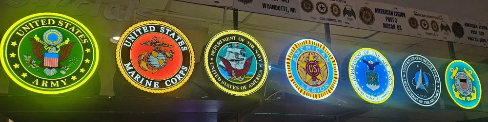 海岸警卫队标志灯箱 - 免费 3D 打印模型 - MakerWorld