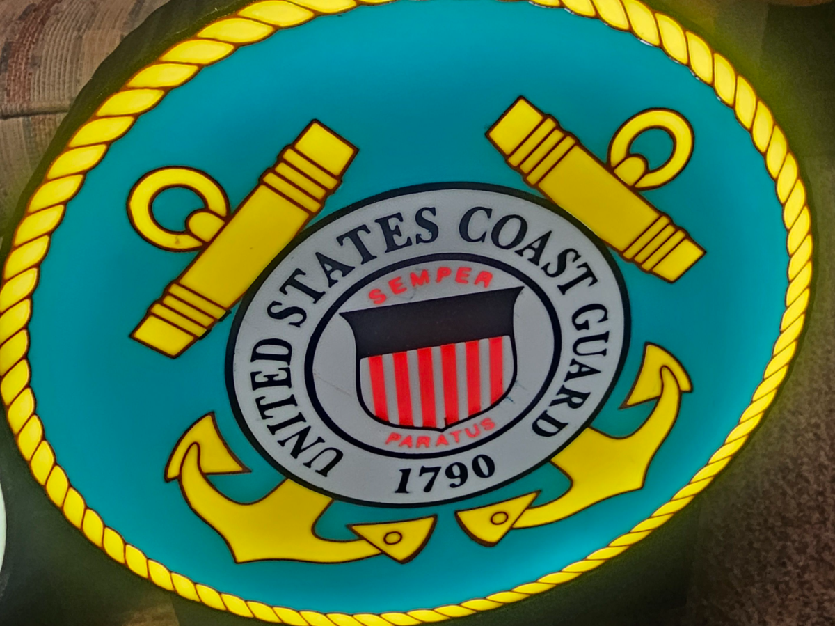 海岸警卫队标志灯箱 - 免费 3D 打印模型 - MakerWorld