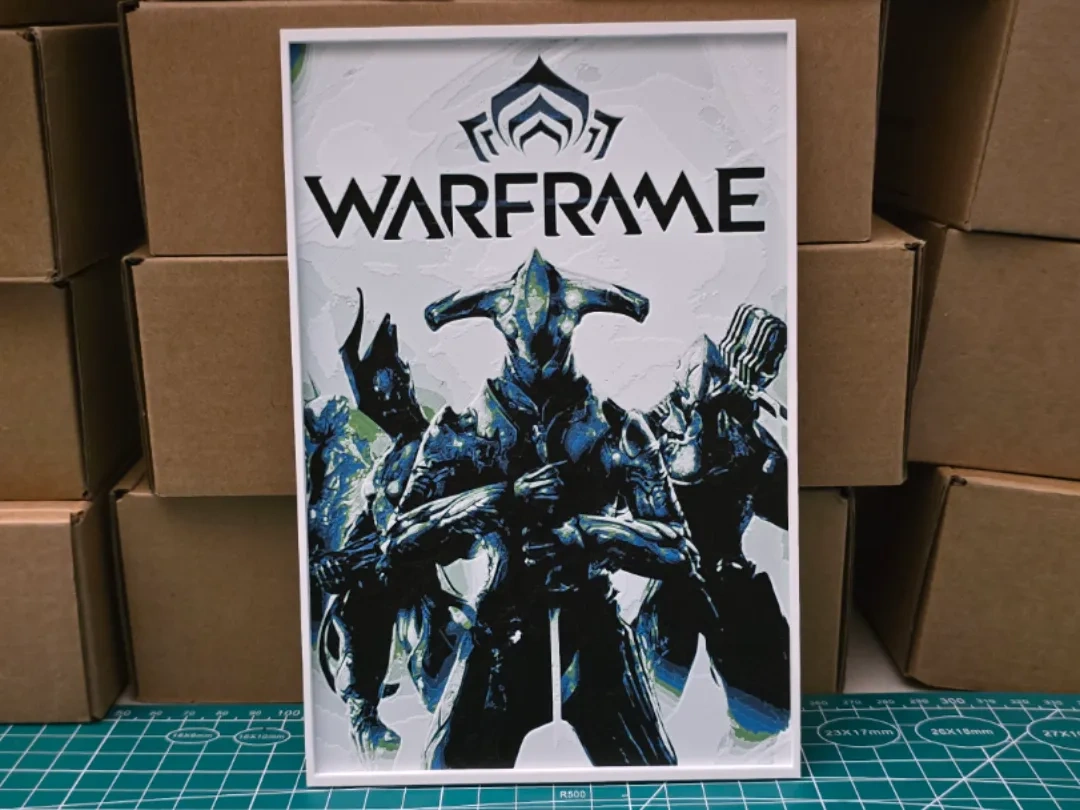 Warframe Poster - Hueforge Art 来自 Lumpy3D - MakerWorld